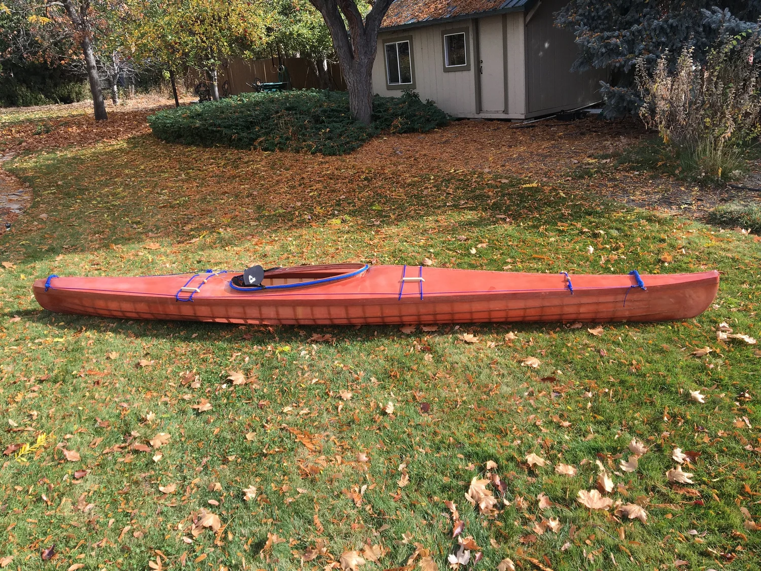 Stage 4 of the kayak build: deck lines — Backpacking Technology