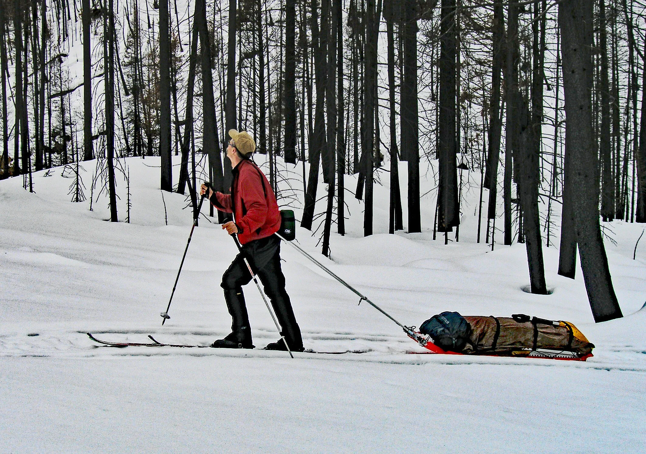 Making a Gear Sled for Snow Camping — Backpacking Technology