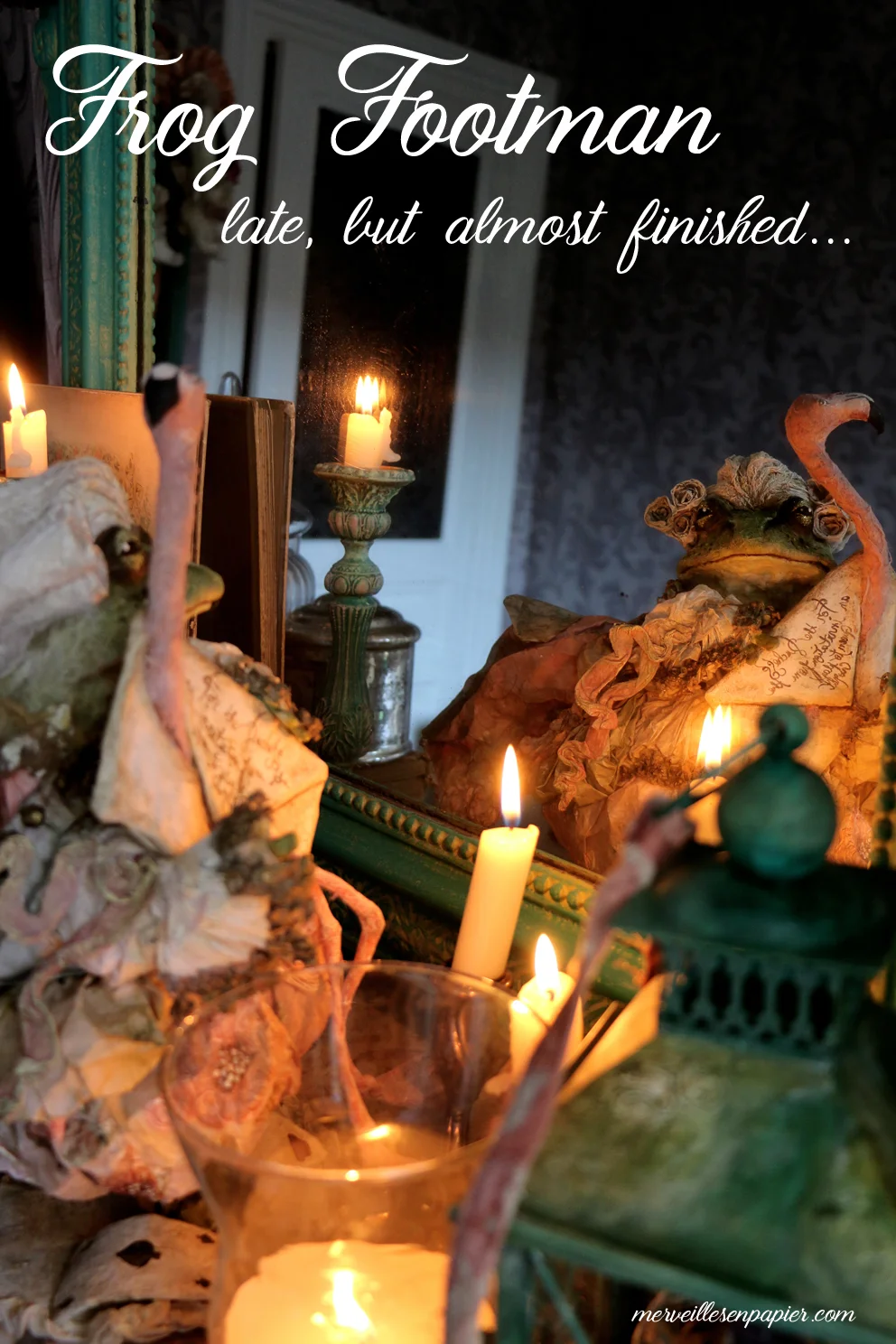 An invitation from the Queen- frog a bit late... — Merveilles en Papier