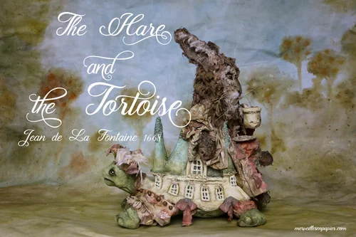 The Hare and the Tortoise - La Fontaine's Fables — Merveilles en Papier