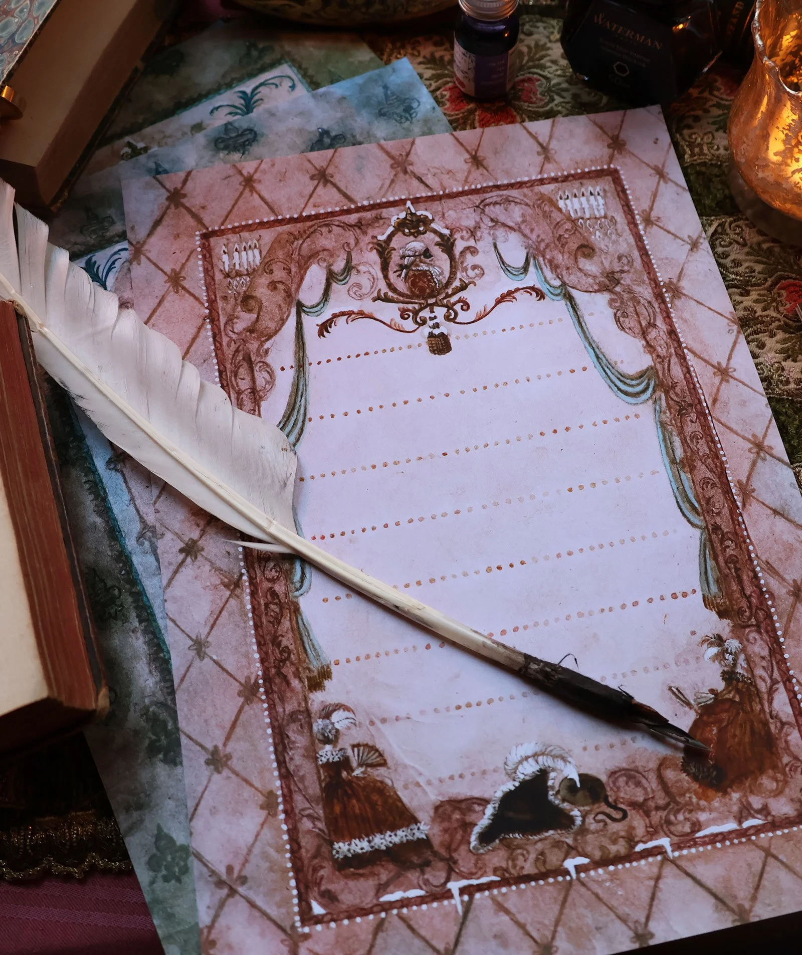 Printable Stationery — Merveilles en Papier