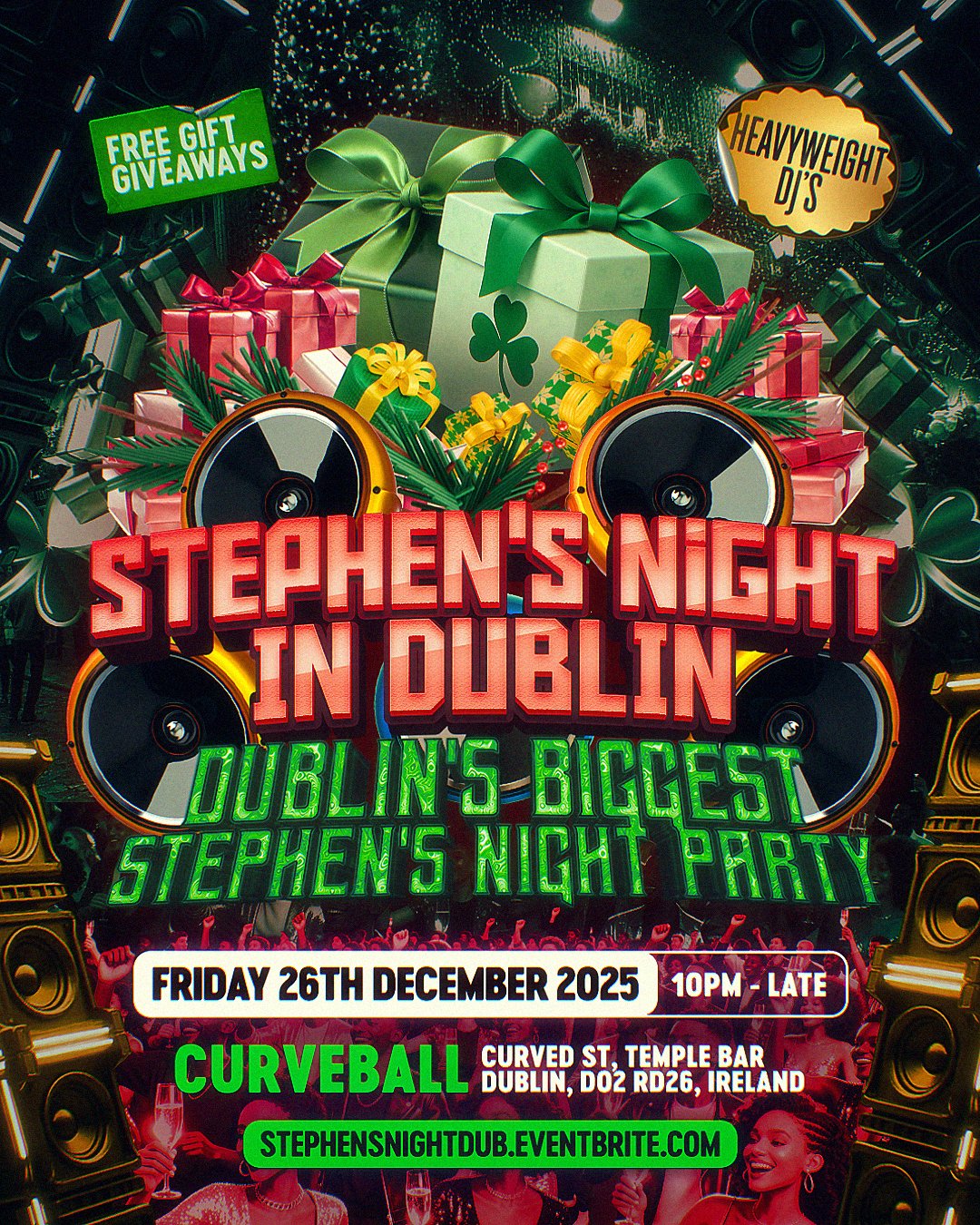 CURVEBALL: Stephen's Day R&B Party — Button Factory