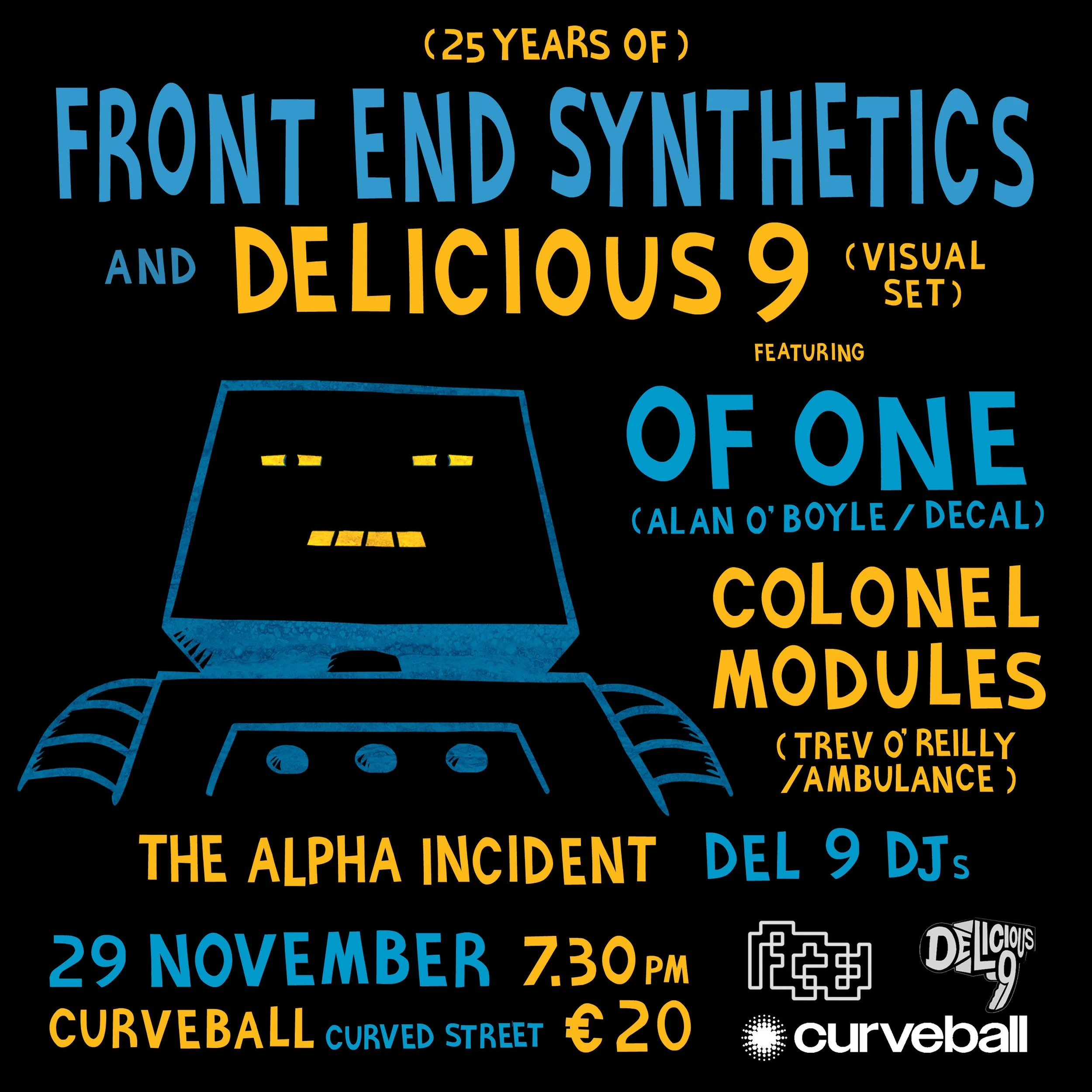 CURVEBALL: 25 Years of FES & Delicious 9 — Button Factory