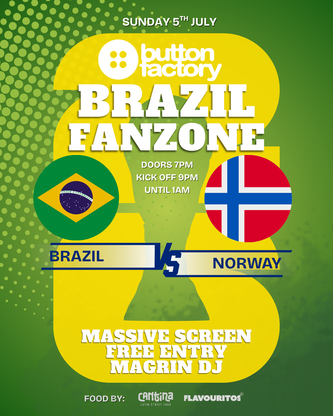 World Cup: Brazil Fanzone — Button Factory