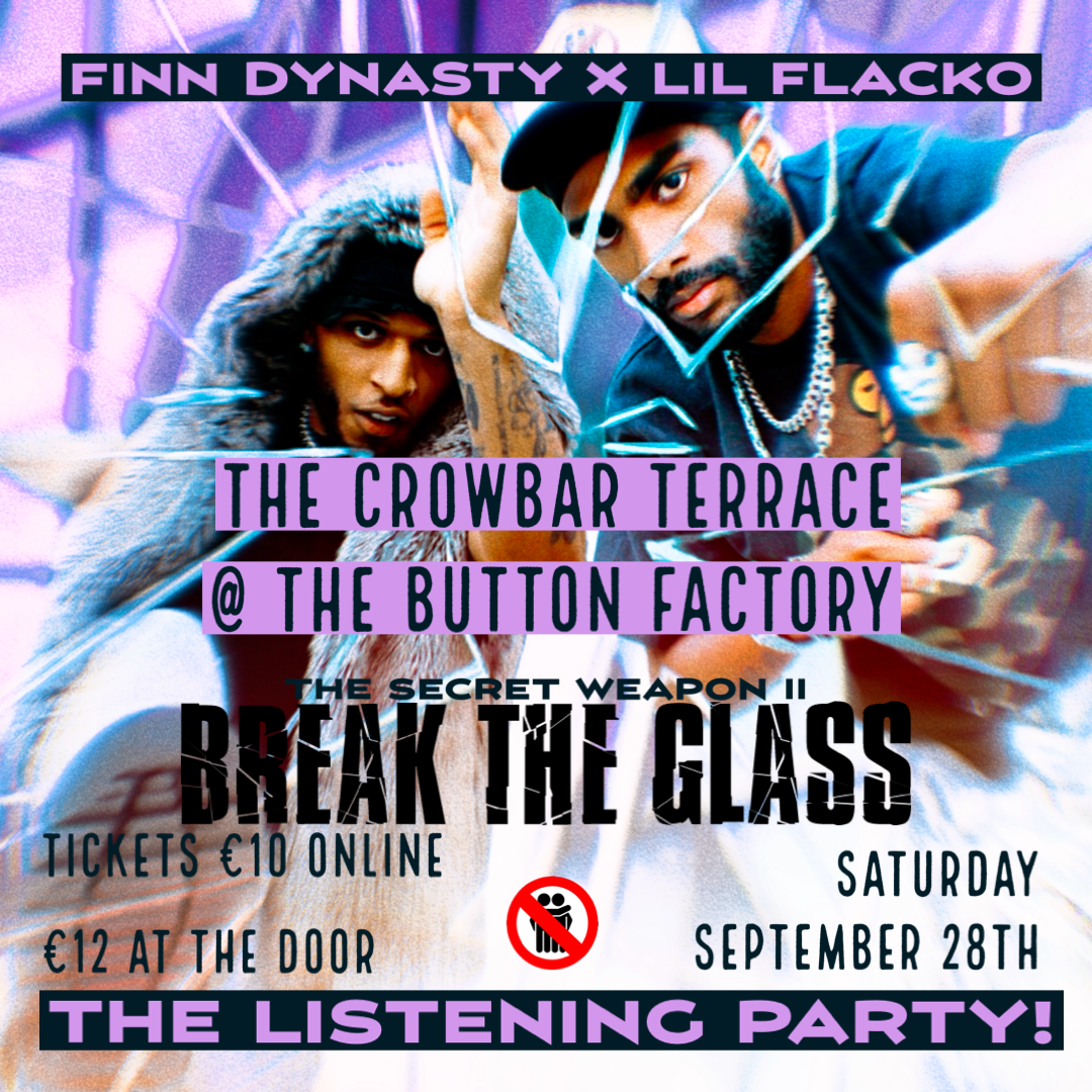 Crowbar Terrace: TSW II - BREAK THE GLASS! Listening Party — Button Factory