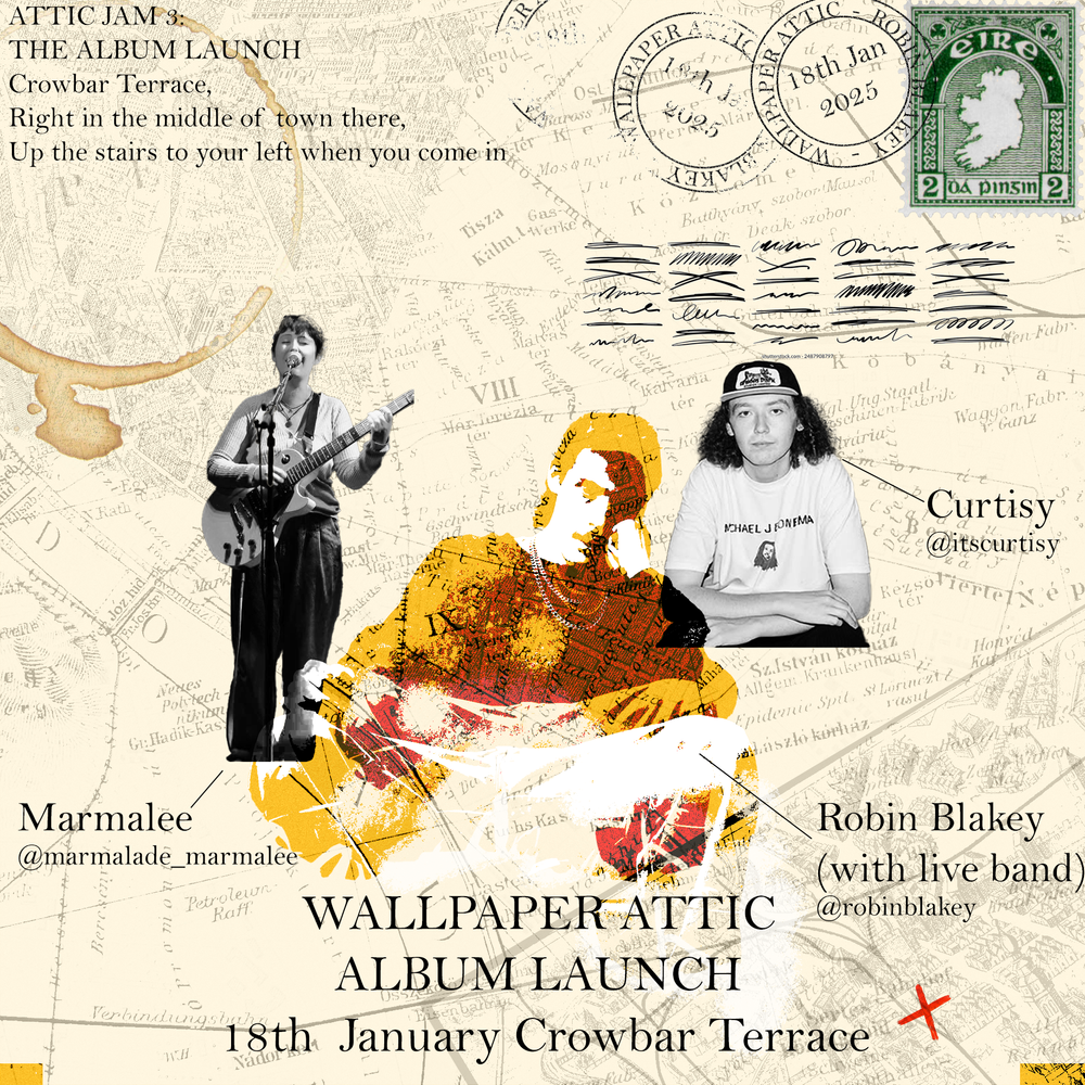 Crowbar Terrace: Robin Blakey (Wallpaper Attic Album Launch) — Button ...