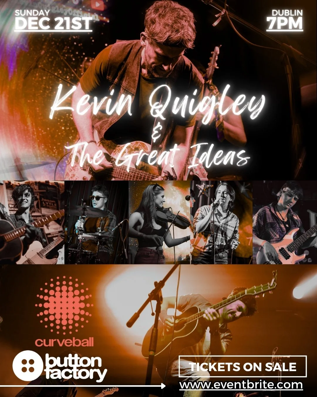 CURVEBALL: Kevin Quigley & The Great Ideas — Button Factory
