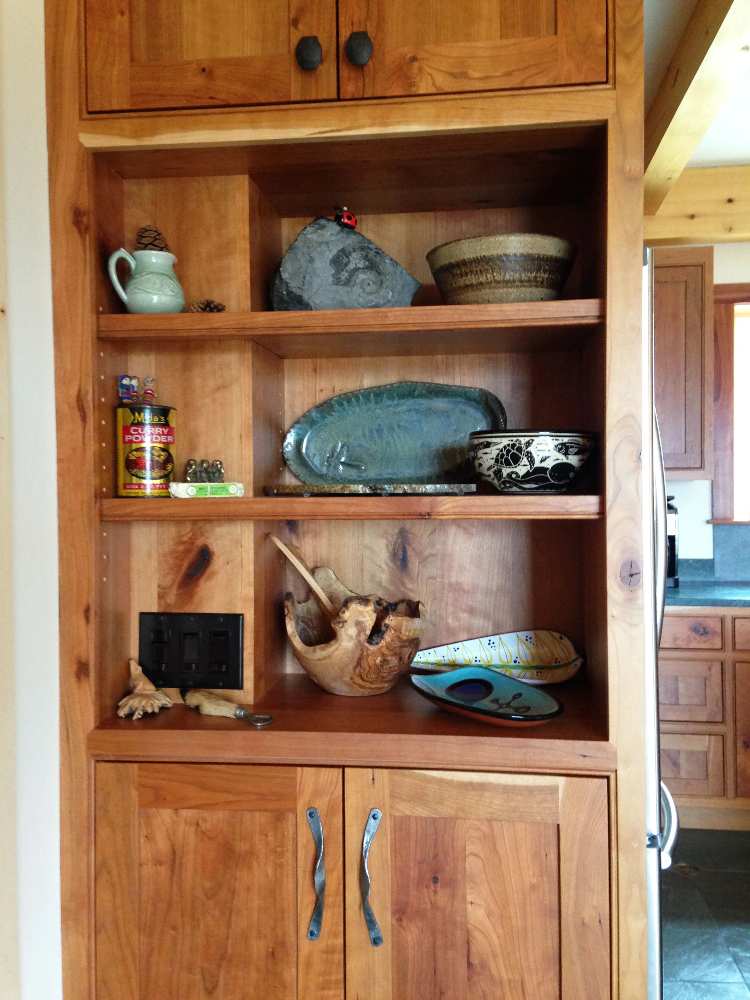 Rustic Cherry Kitchen — Simpson Cabinetry