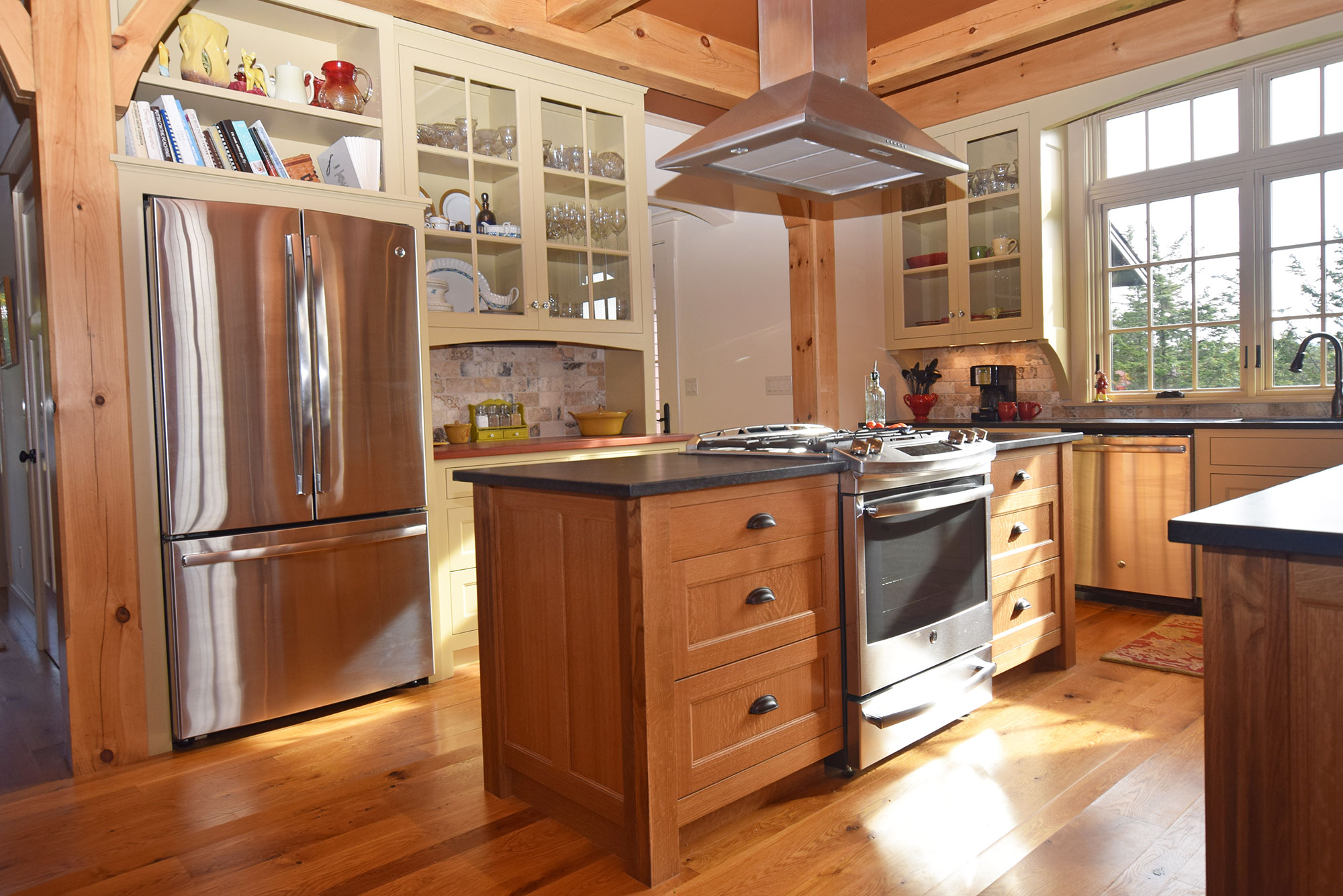 Post and Beam Kitchen — Simpson Cabinetry
