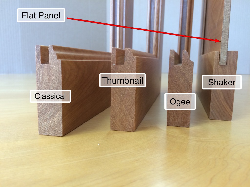Door Profiles & Common Woods — Simpson Cabinetry