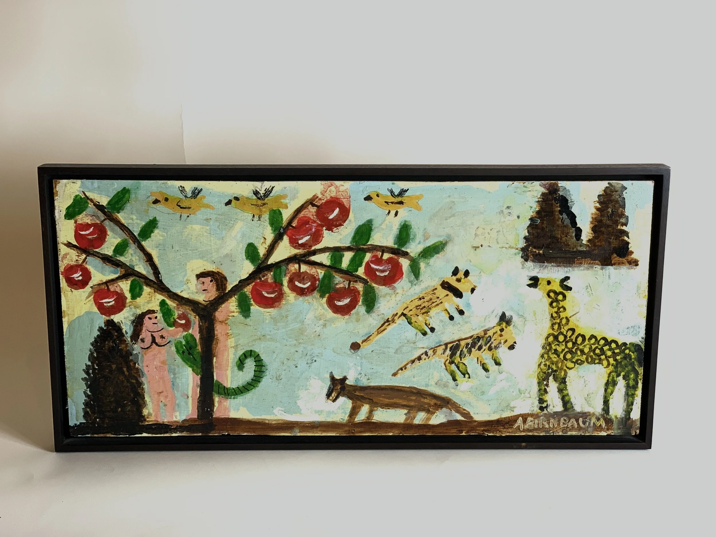 Adam and Eve in the Garden, by Aaron Birnbaum(1895-1998) — South Road ...