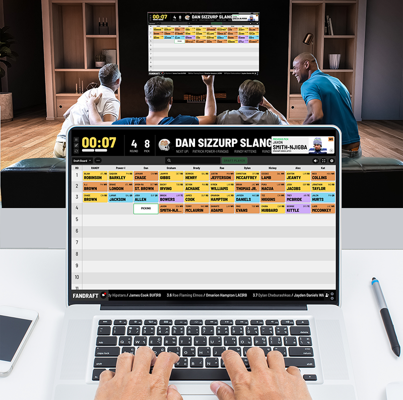 Try FanDraft FREE, Online Fantasy Football Draft Board — FanDraft