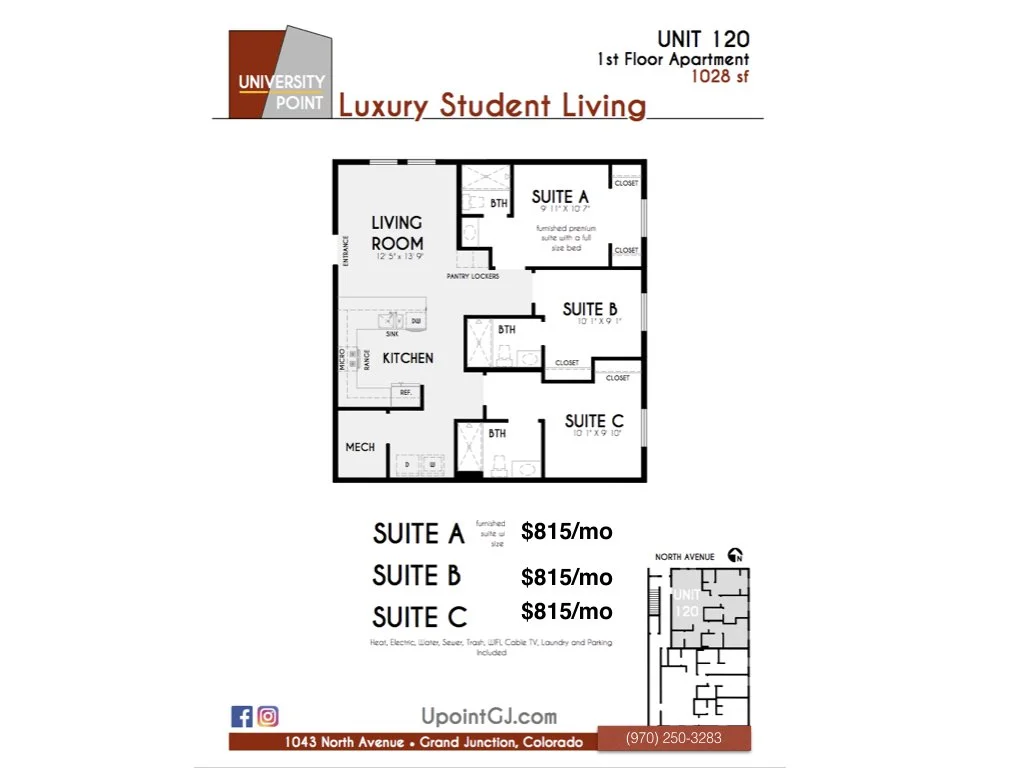Floor Plans & Pricing — University Point