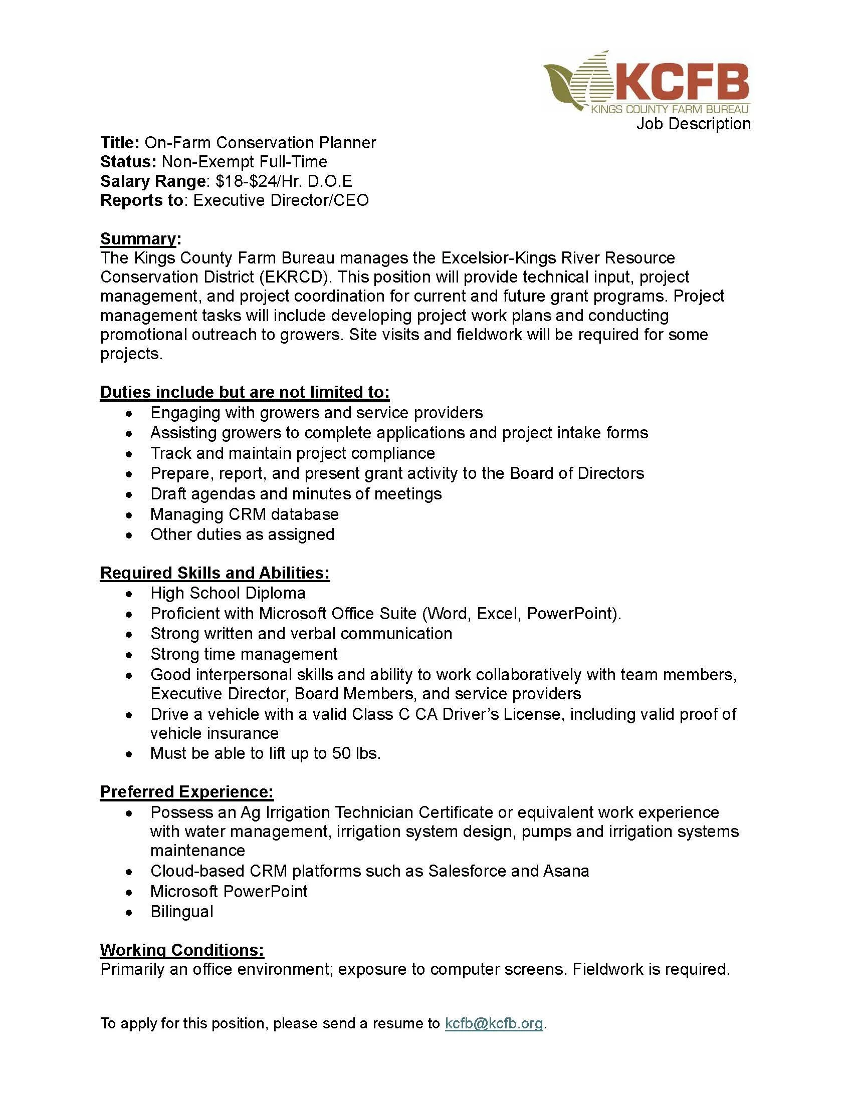 Kings County Farm Bureau