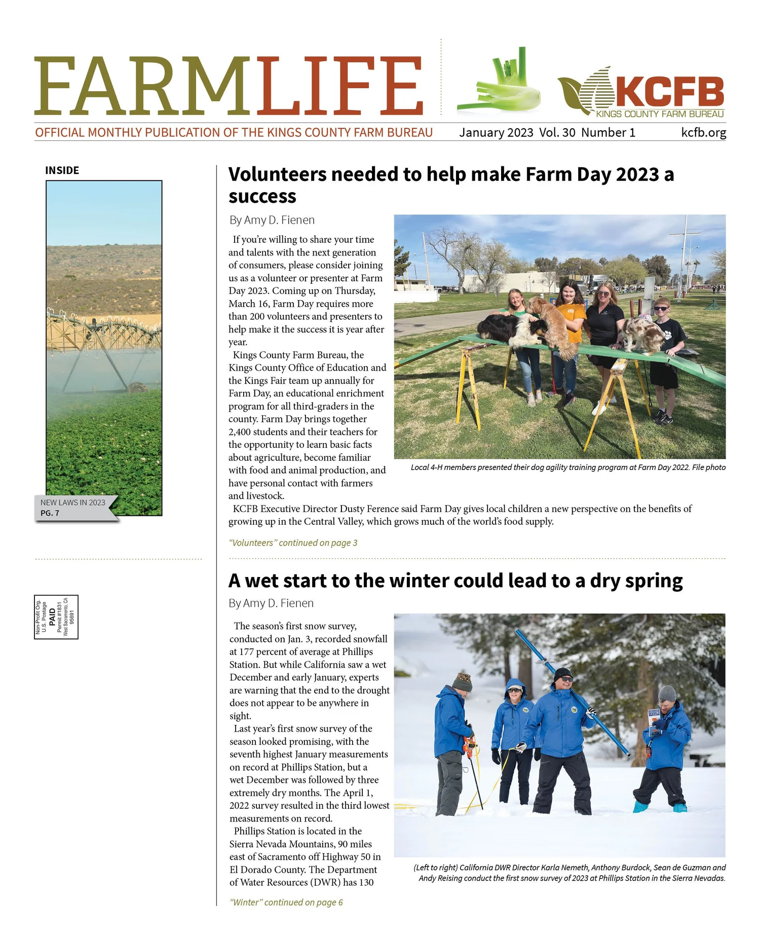 Farm Life — Kings County Farm Bureau