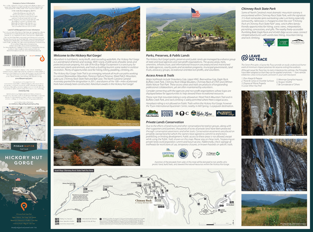 Pisgah Ranger District, Including Bent Creek — Pisgah Map Co.