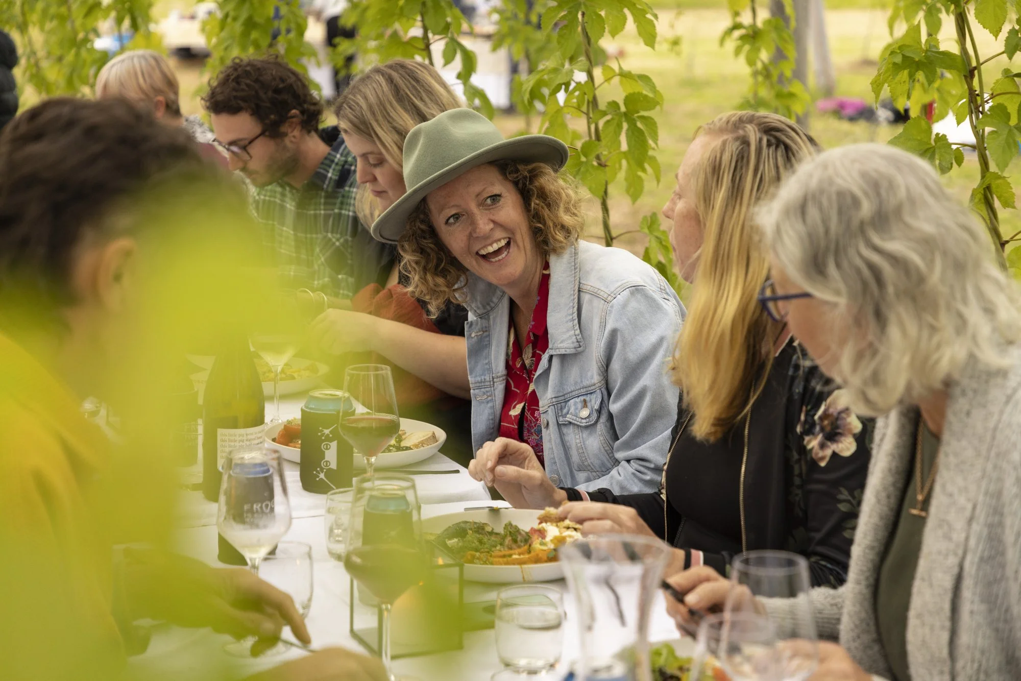 Dine in the bines — Ryefield Hops