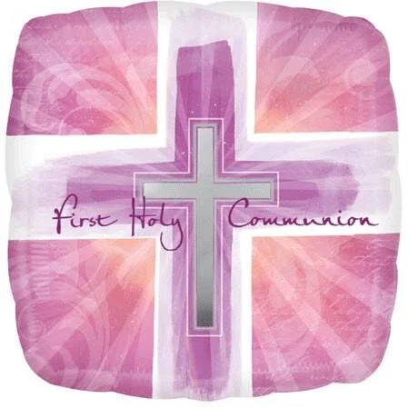 Pink Communion Cross