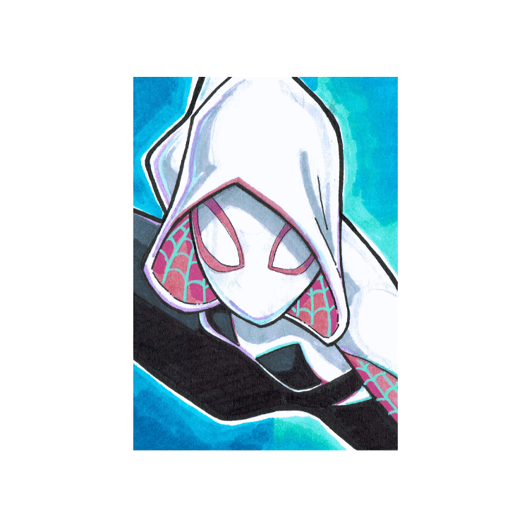 Spider-Gwen | Spider-Man: Across the Spider-Verse | Original Art Card ...