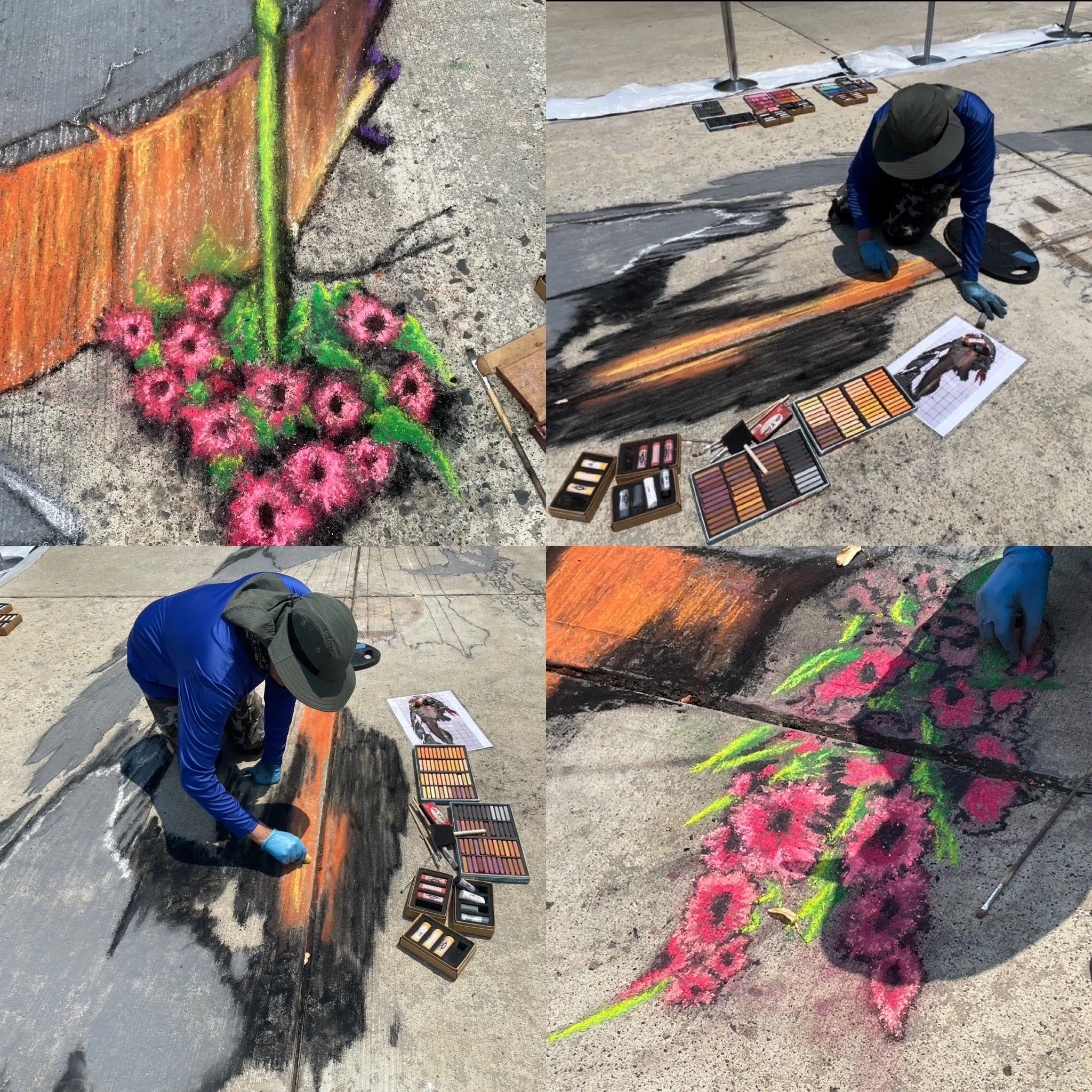 art for after hours: AR, 3D chalk Art, Murals, live/virtual