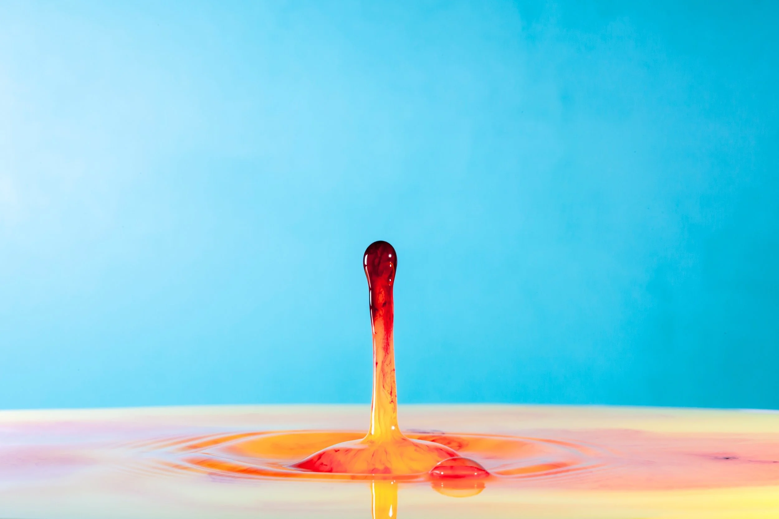 Water Drop Reflection Photography