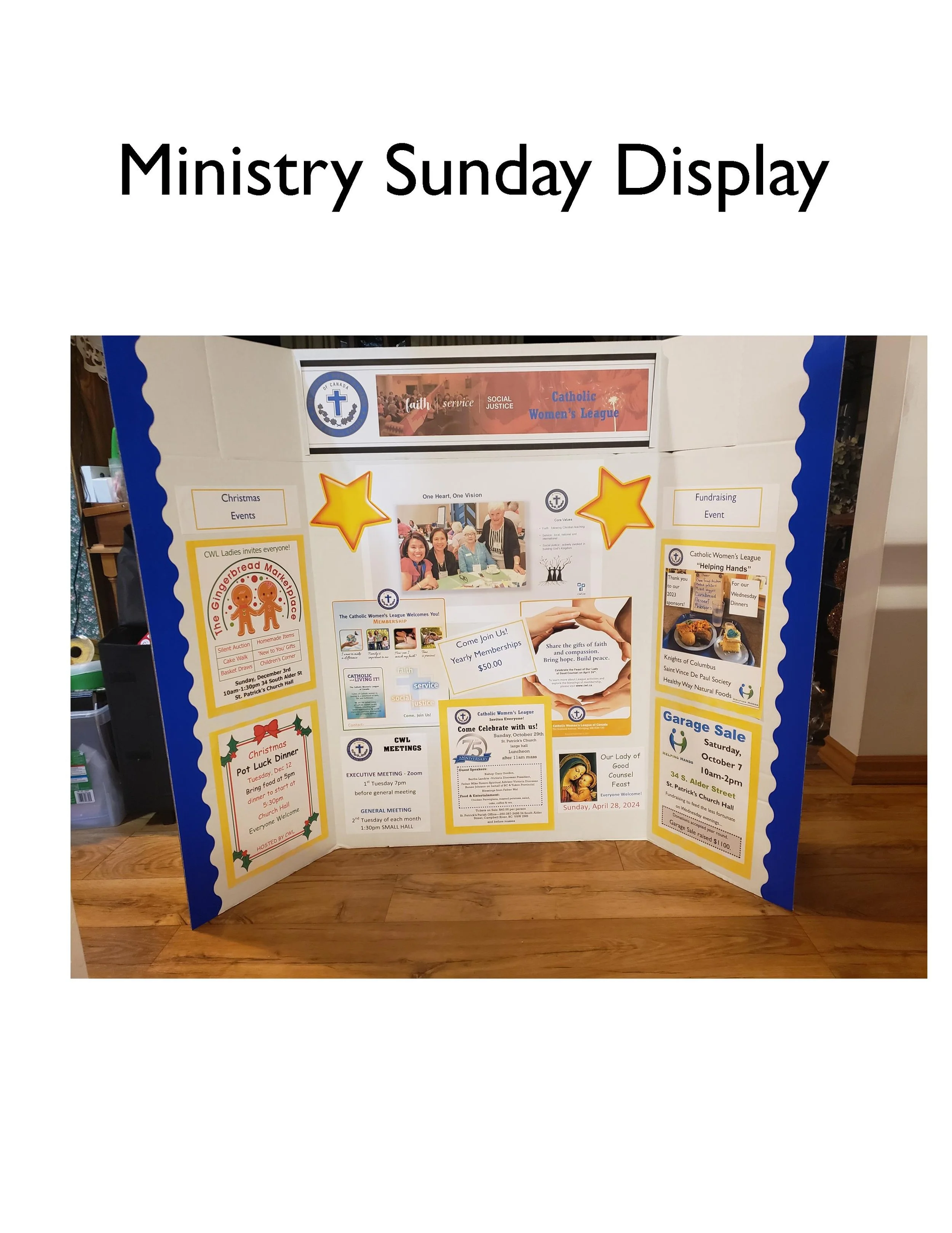 St. Patrick, CWL Campbell River, B.C. participated in the Parish ...