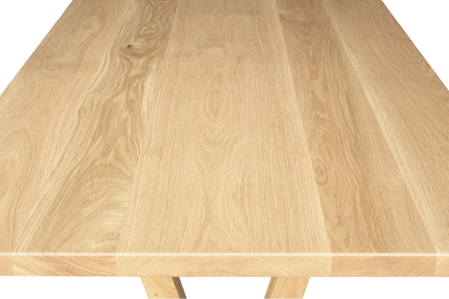 Outside The Box Handcrafted — Sand Hill Road Solid White Oak Dining Table