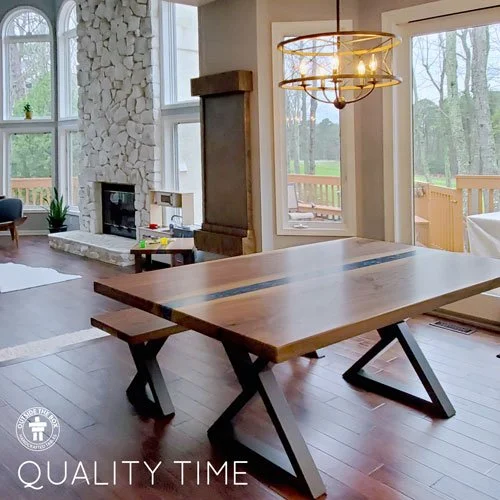 Outside The Box Handcrafted — Custom Wood Kitchen Table - Dining Bench ...