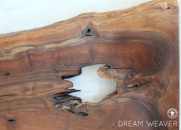 Outside The Box Handcrafted — Live Edge Bedroom - Dream Weaver - Walnut ...