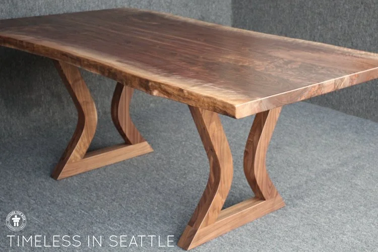Outside The Box Handcrafted — Walnut Dining Table - Seattle solid wood ...