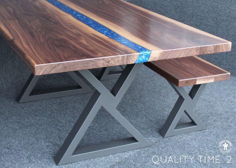 Outside The Box Handcrafted — Custom Wood Kitchen Table - Dining Bench ...
