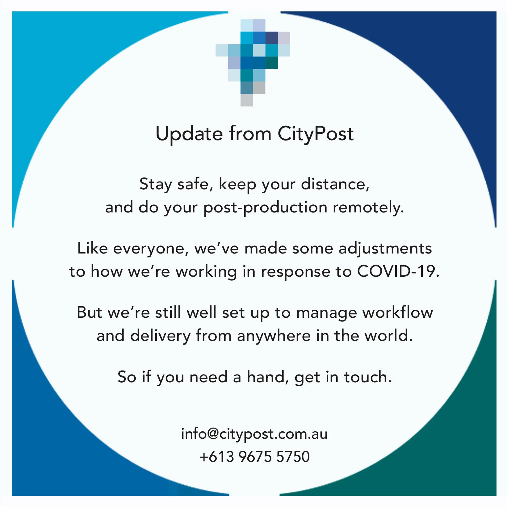 Remote post during COVID-19 — City Post: Post Production