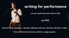 Writing For Performance workshops with Liv Ello @ VFD — VFD