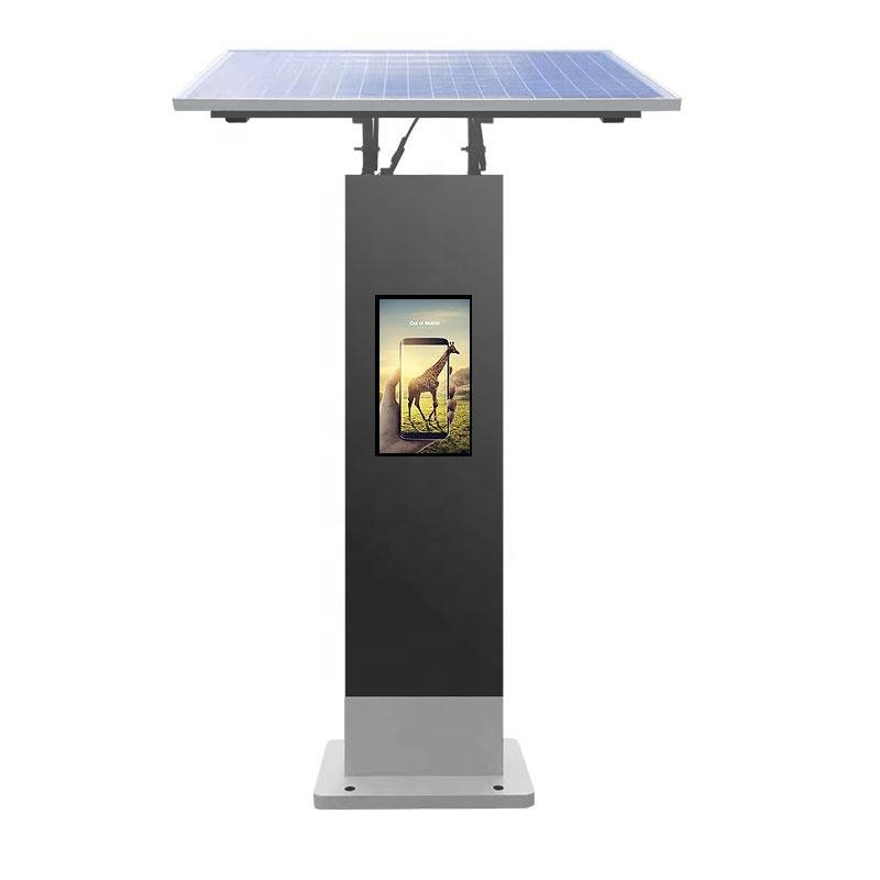 Solar Power 21.5" 24" 27" Outdoor Capacitive Standing Waterproof ...