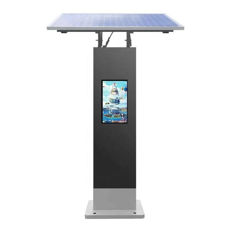 Solar Power 21.5" 24" 27" Outdoor Capacitive Standing Waterproof ...