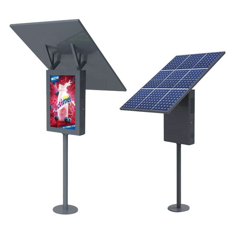Solar Power 21.5" 24" 27" Outdoor Capacitive Standing Waterproof ...
