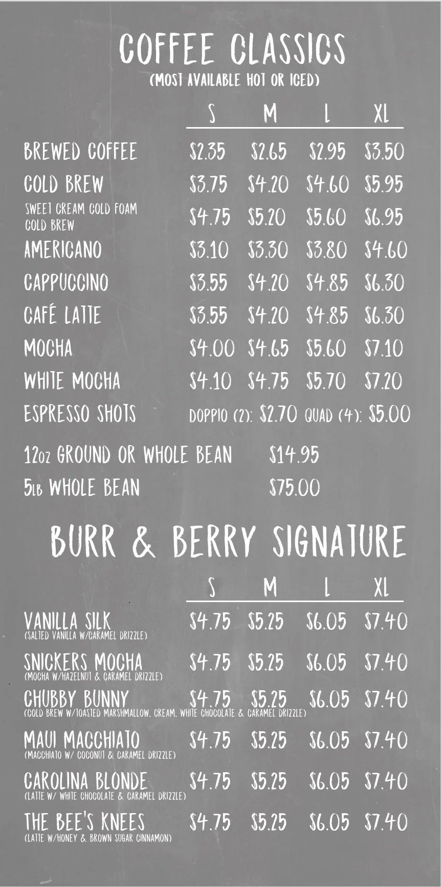 Burr & Berry Coffee