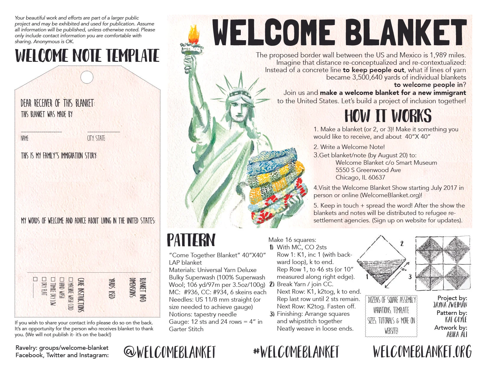 Printables — Welcome Blanket