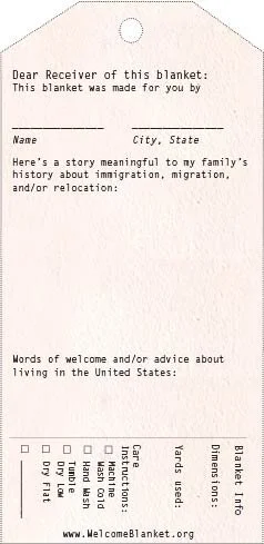 Printables — Welcome Blanket