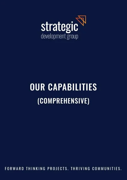What we do — STRATEGIC DEVELOPMENT GROUP