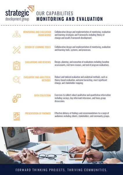 What we do — STRATEGIC DEVELOPMENT GROUP