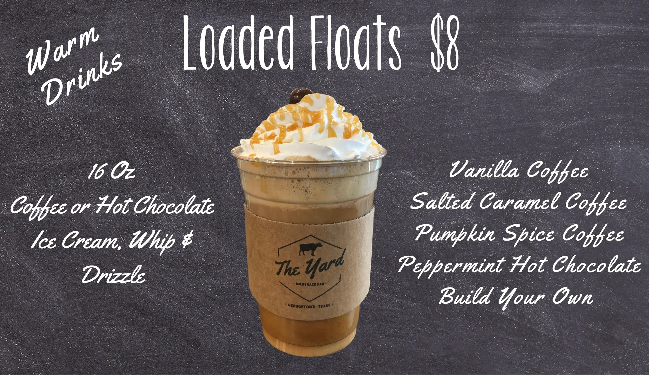 Hot Chocolates & Coffees — The Yard Milkshake Bar - As seen on Shark Tank