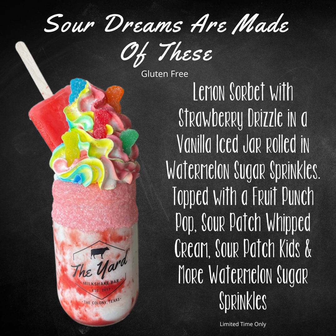 Colony Menu — The Yard Milkshake Bar - As seen on Shark Tank