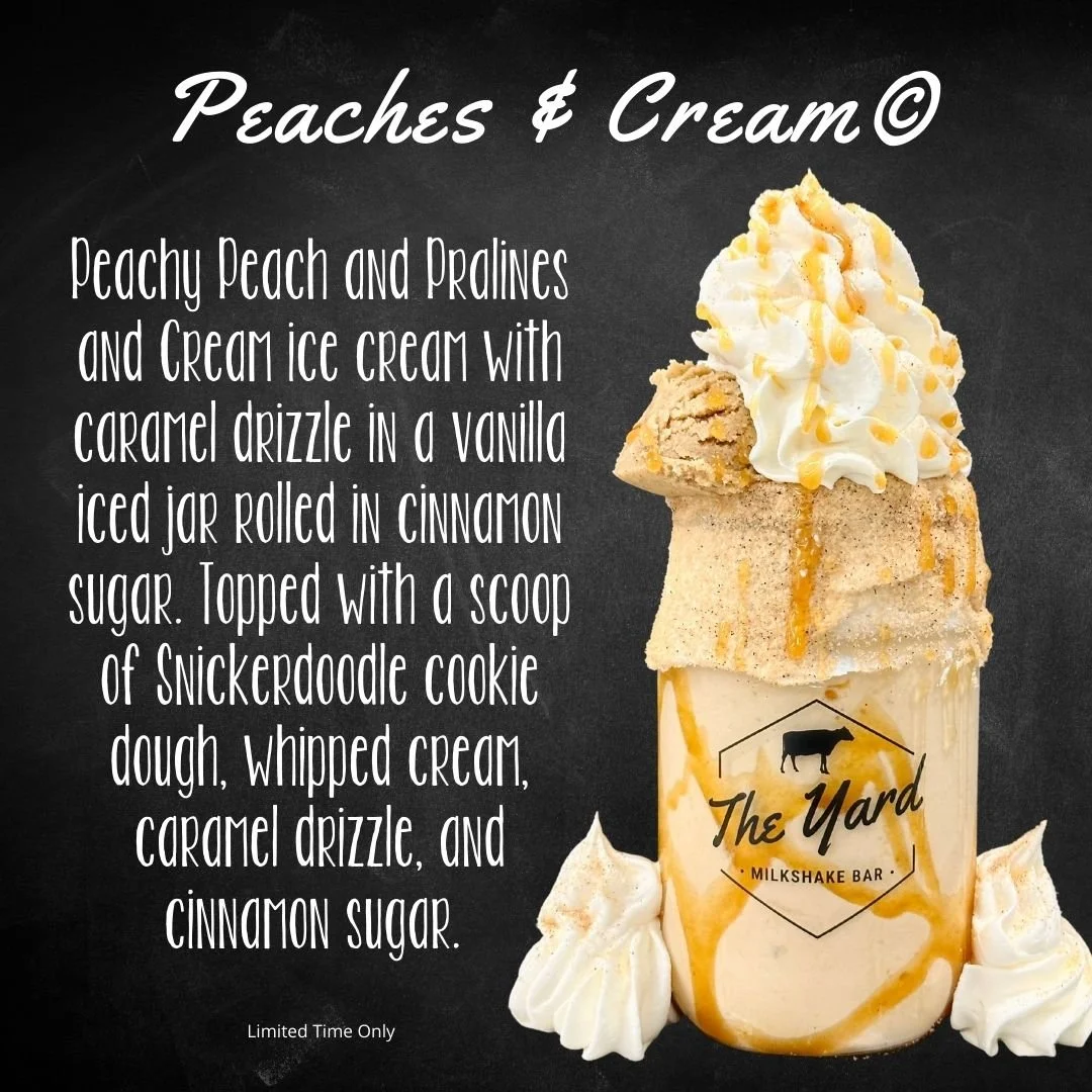 Jacksonville, FL Menu — The Yard Milkshake Bar - As seen on Shark Tank