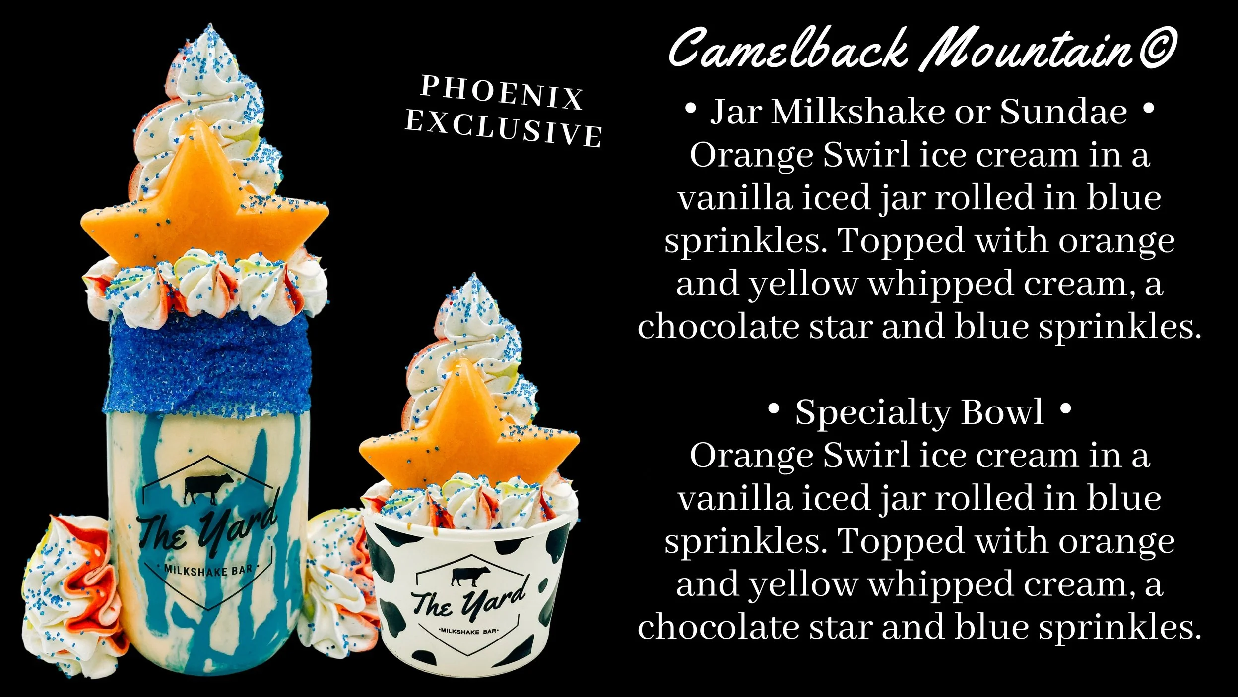 Phoenix, AZ Menu — The Yard Milkshake Bar - As seen on Shark Tank