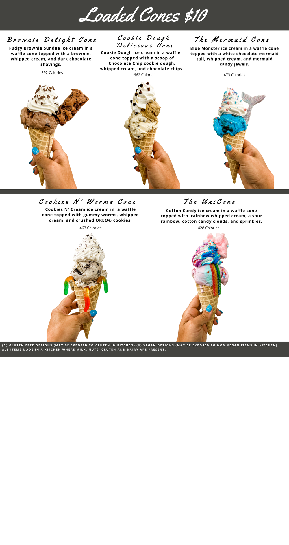 Madison Menu — The Yard Milkshake Bar - As seen on Shark Tank