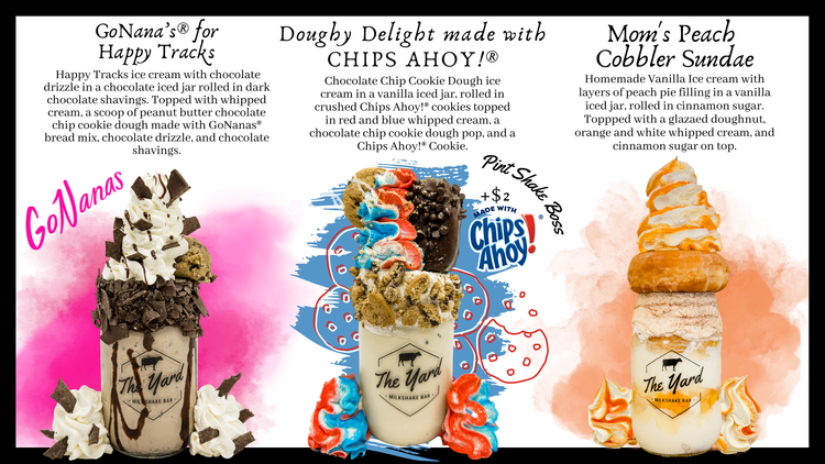 Columbus OH Menu — The Yard Milkshake Bar - As seen on Shark Tank