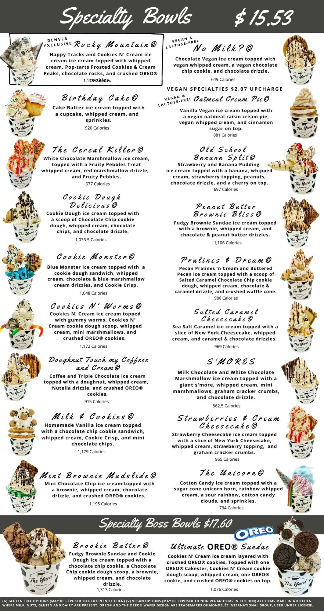 Denver Menu — The Yard Milkshake Bar - As seen on Shark Tank