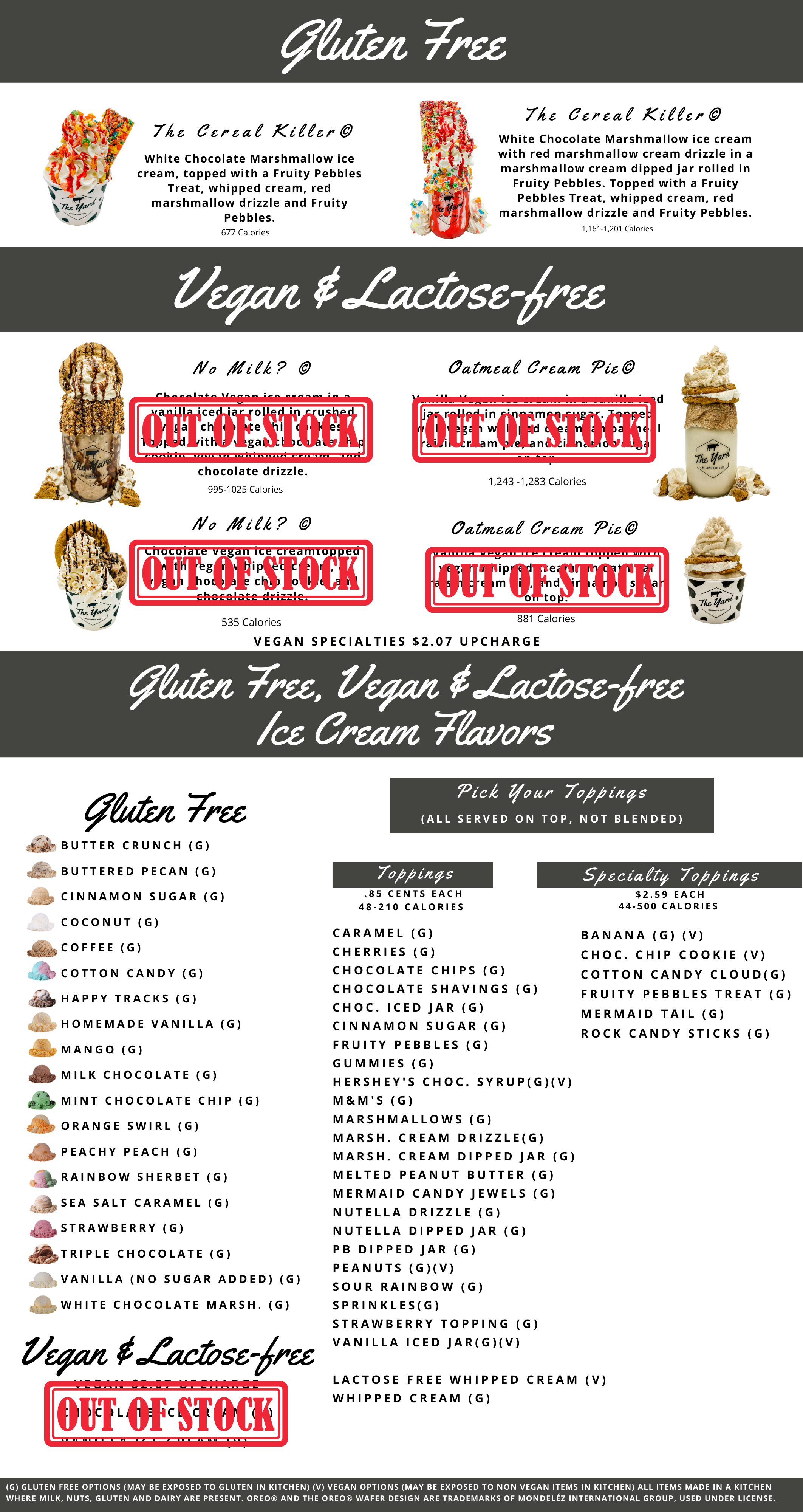 Denver Menu — The Yard Milkshake Bar - As seen on Shark Tank