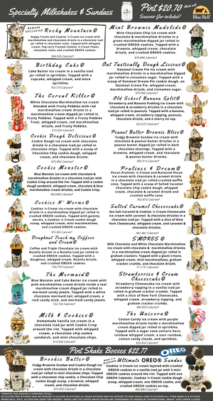 Denver Menu — The Yard Milkshake Bar - As seen on Shark Tank